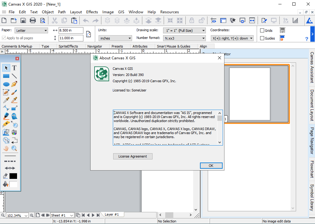 【亲测能用】Canvas X GIS 2020【平面矢量绘图软件】免费版-羽兔网