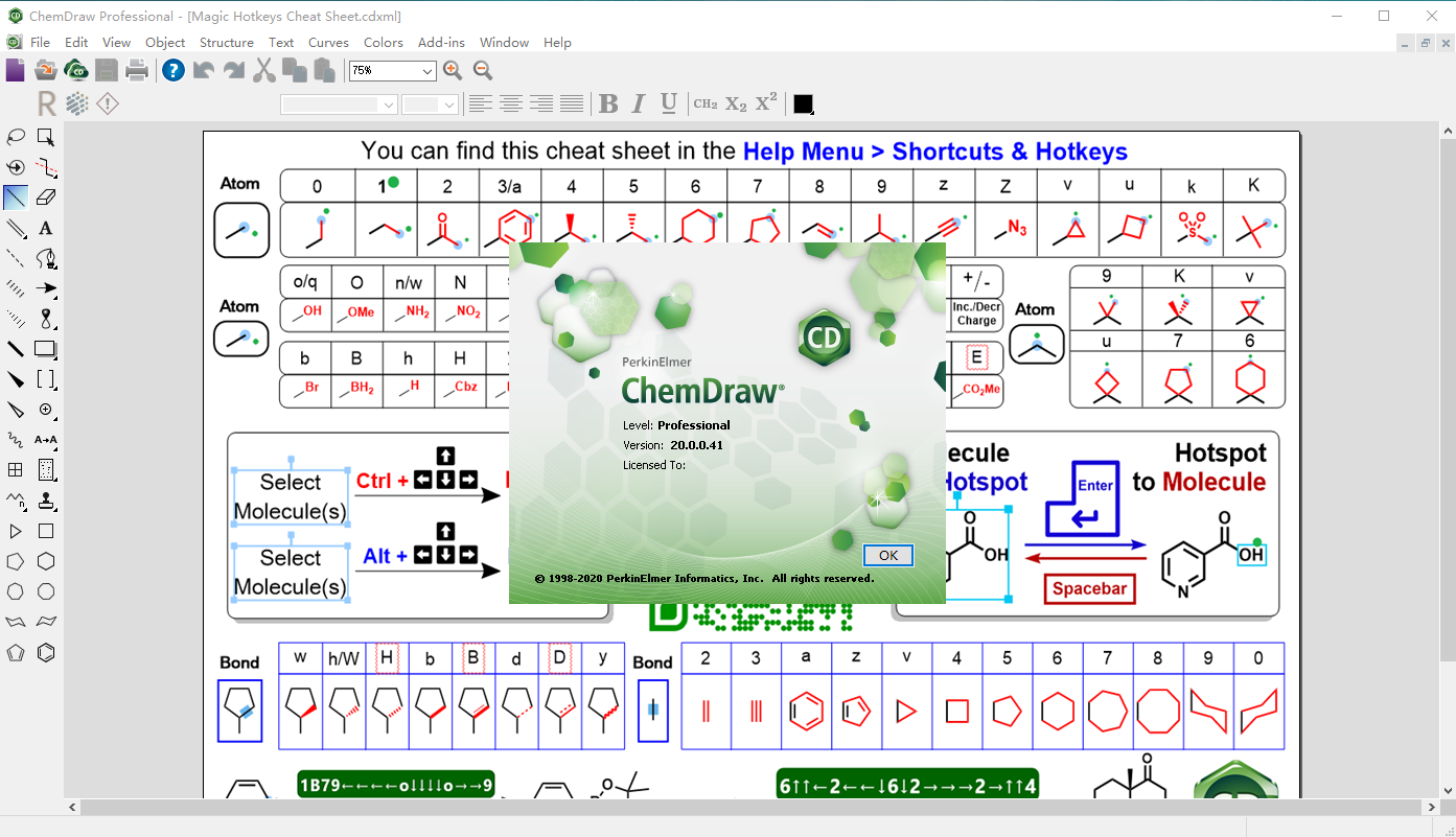 【亲测能用】ChemDraw 20【付补丁+安装教程】免费版-羽兔网