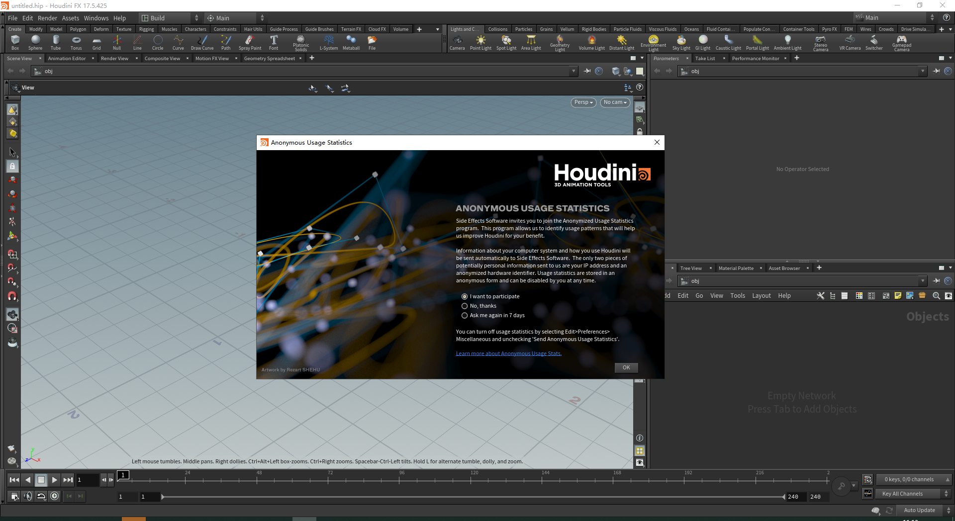 【亲测能用】SideFX Houdini FX17.5【Houdini 17.5版】官方中文版下载-羽兔网