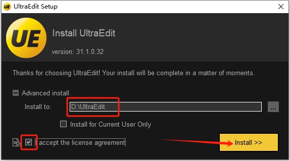 【亲测能用】UltraEdit 31免费官方完整版安装图文教程-羽兔网