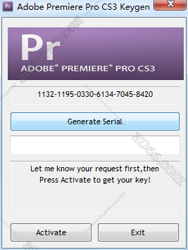 【亲测能用】Adobe Premiere CS3序列号【PR CS3注册机】补丁64/32位免费下载-羽兔网