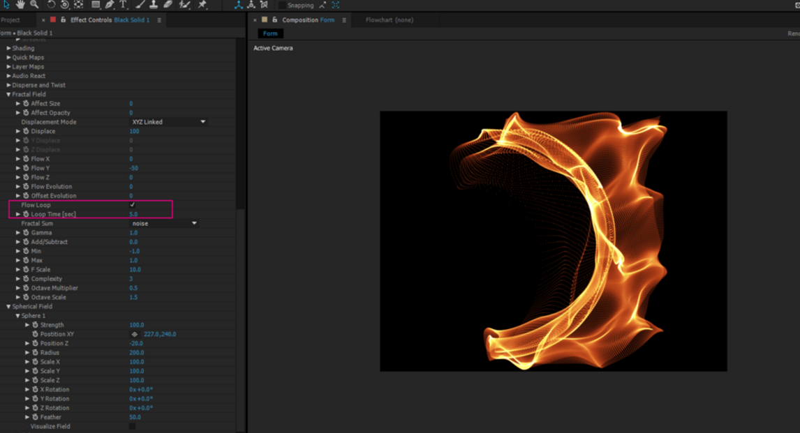 Ae怎么使用Trapcode Form插件制作火焰效果? - 羽兔网