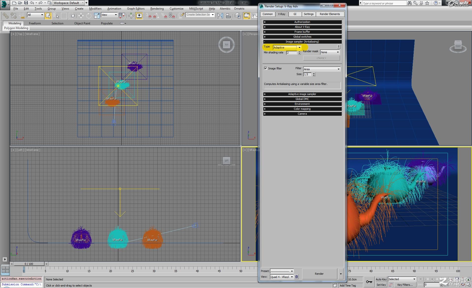 3dsMax-VRay-Nuke 深度合成图文教程 - 羽兔网