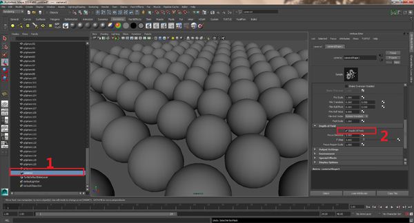 玛雅Maya怎么制作渲染景深效果? - 羽兔网