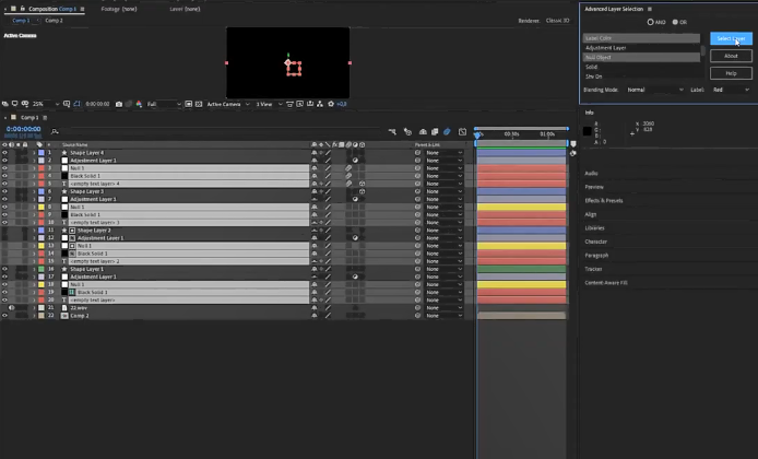 【亲测能用】AE脚本：条件过滤选中图层 Advanced Selection v1.4免费下载-羽兔网