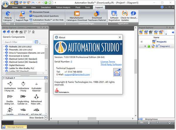 【亲测能用】Automation Studio 7.0【自动化仿真软件】中文版下载-羽兔网