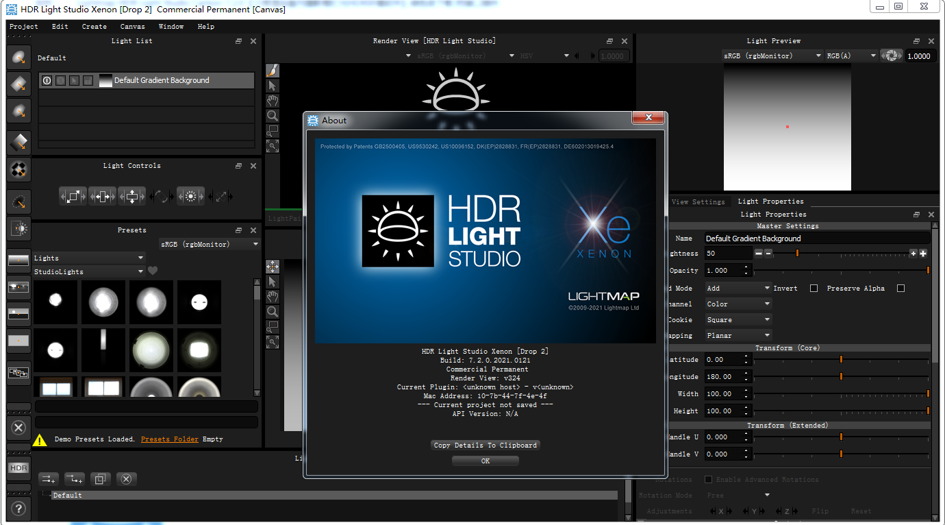 【亲测能用】Lightmap HDR Light Studio Carbon 7.2.0【三维渲染室内摄影棚灯光HDR环境软件】绿色版下载 附 ...