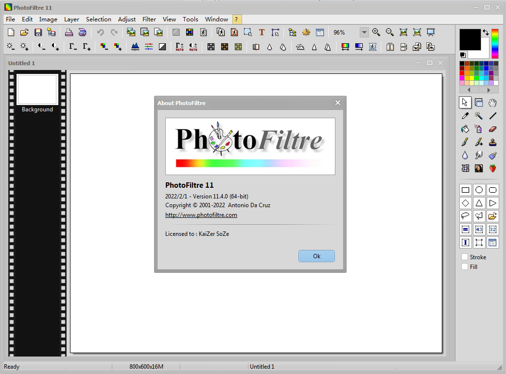 【亲测能用】photofiltre studio v11.4.0【图像编辑软件】英文版-羽兔网