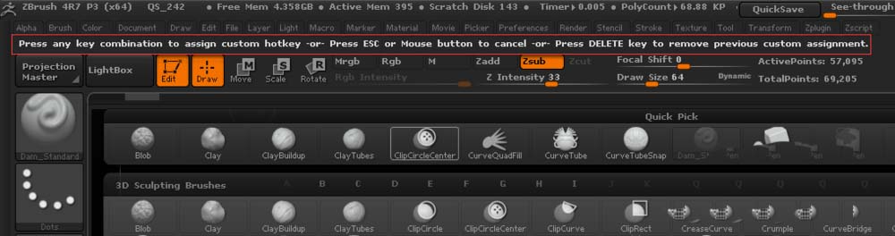 zbrush如何设置笔刷快捷键？zbrush设置笔刷快捷键的方法 - 羽兔网