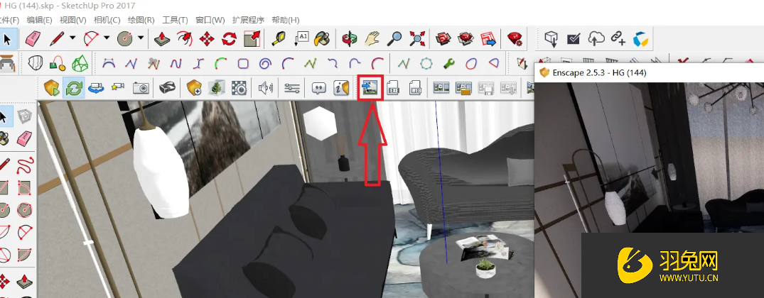 enscape渲染出图的步骤是什么？有什么步骤操作？ - 羽兔网