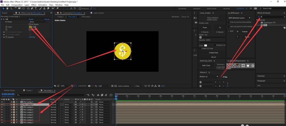 AE怎么制作3D硬币翻转动画效果?AE3D硬币翻转动画效果制作教程-羽兔网