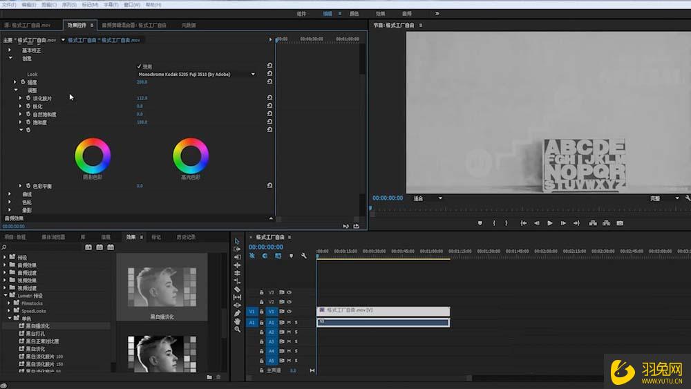 PR怎么使用Lumetri效果？PR的Lumetri效果使用方法 - 羽兔网