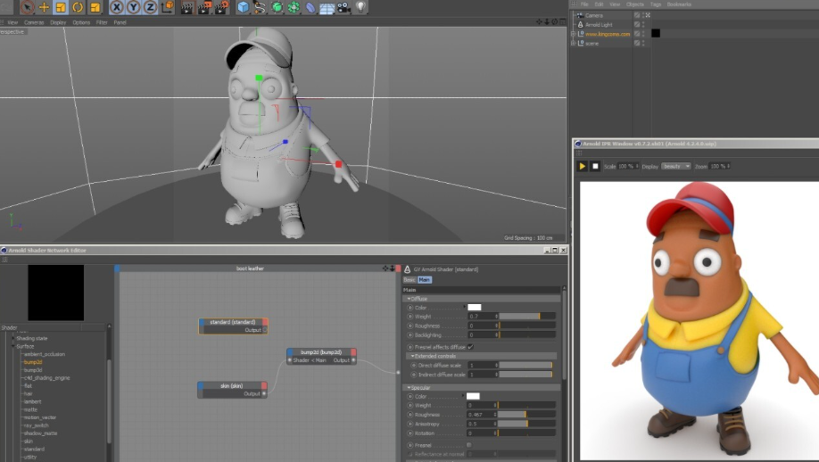 【亲测能用】【C4D插件】SolidAngle C4DtoA 4.5.0.1 R21/R22/R23/R24/R25/R26/2023 英文版 ...