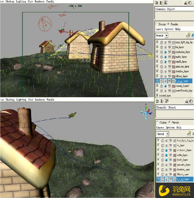 如何用MAYA渲染夜色？玛雅如何渲染夜色？-羽兔网