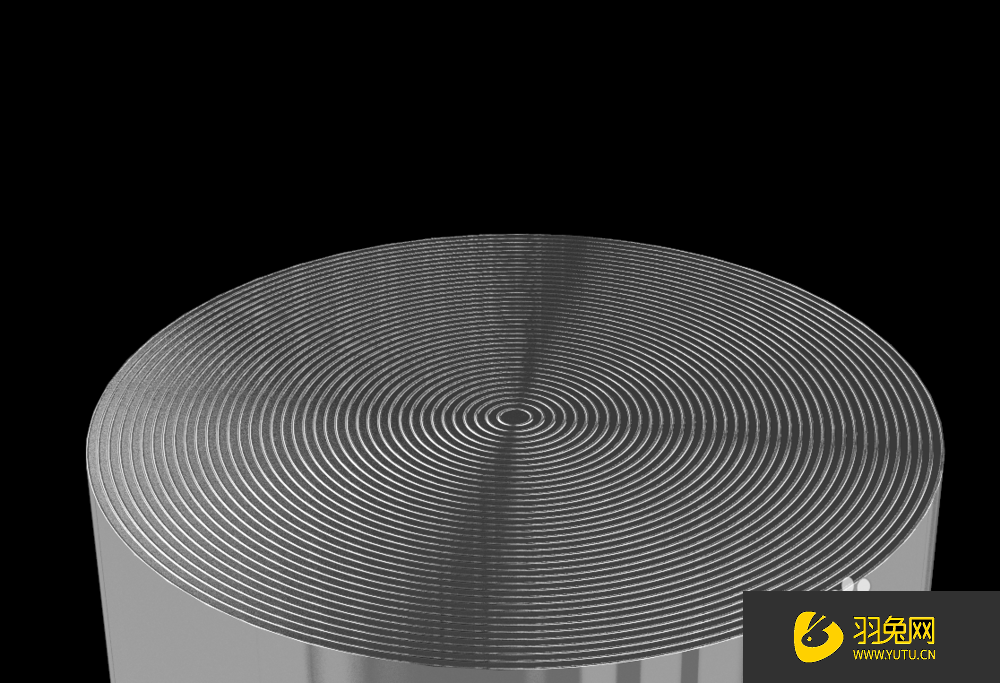 keyshot怎么制作金属表面CD纹？keyshot制作金属表面CD纹的操作教程-羽兔网