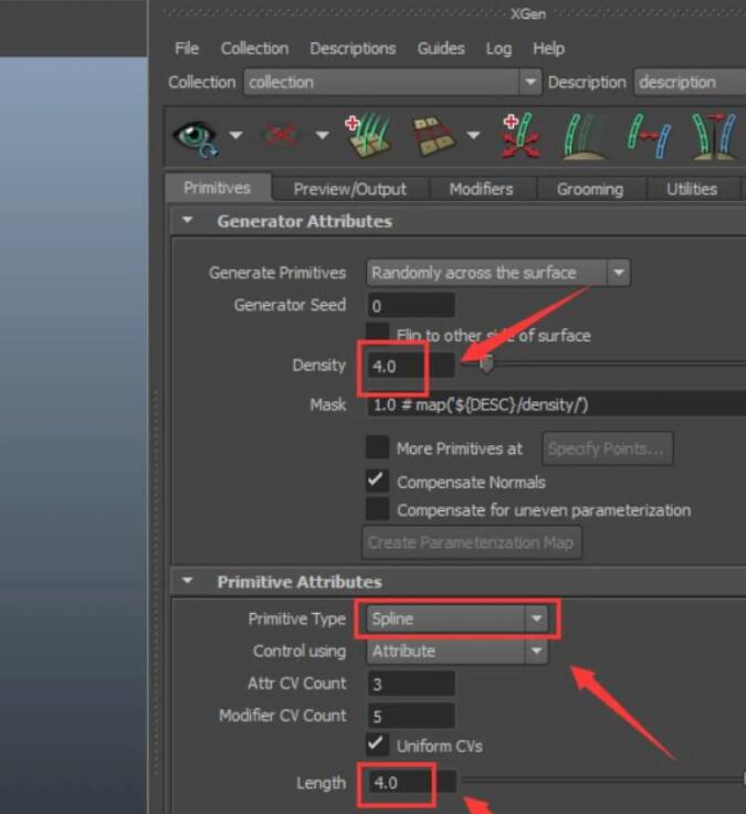 Maya将模型转为xgen曲线的方法-羽兔网