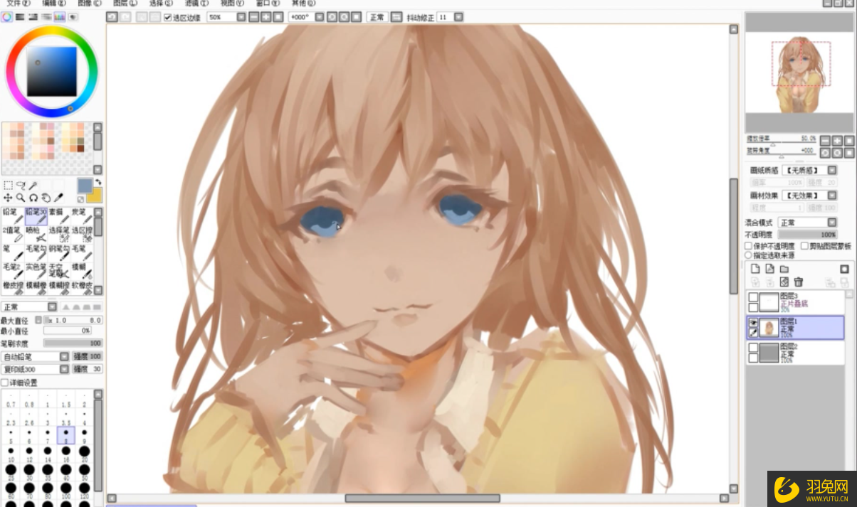 SAI厚涂技巧分享