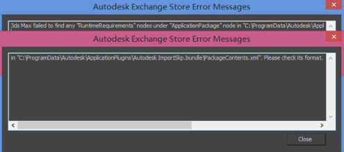 3dmax启动报错Autodesk Exchange Store Error怎么解决？ - 羽兔网