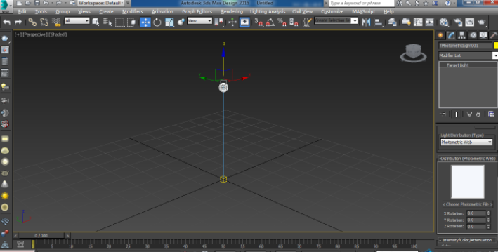 3dmax导入ies灯光的操作方法-羽兔网