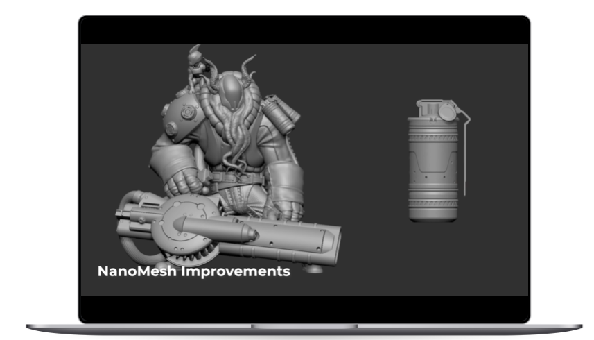 【亲测能用】Pixologic Zbrush for Mac v2023.1.1【ZB最新版3D雕刻建模软件免费下载】中文版-羽兔网