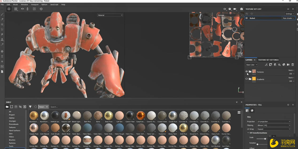 substance painter怎么渲染？SP简单渲染教程-羽兔网