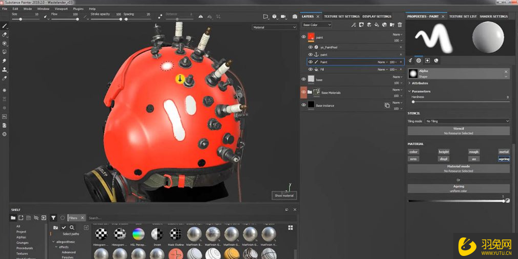 substance painter怎么渲染？SP简单渲染教程-羽兔网