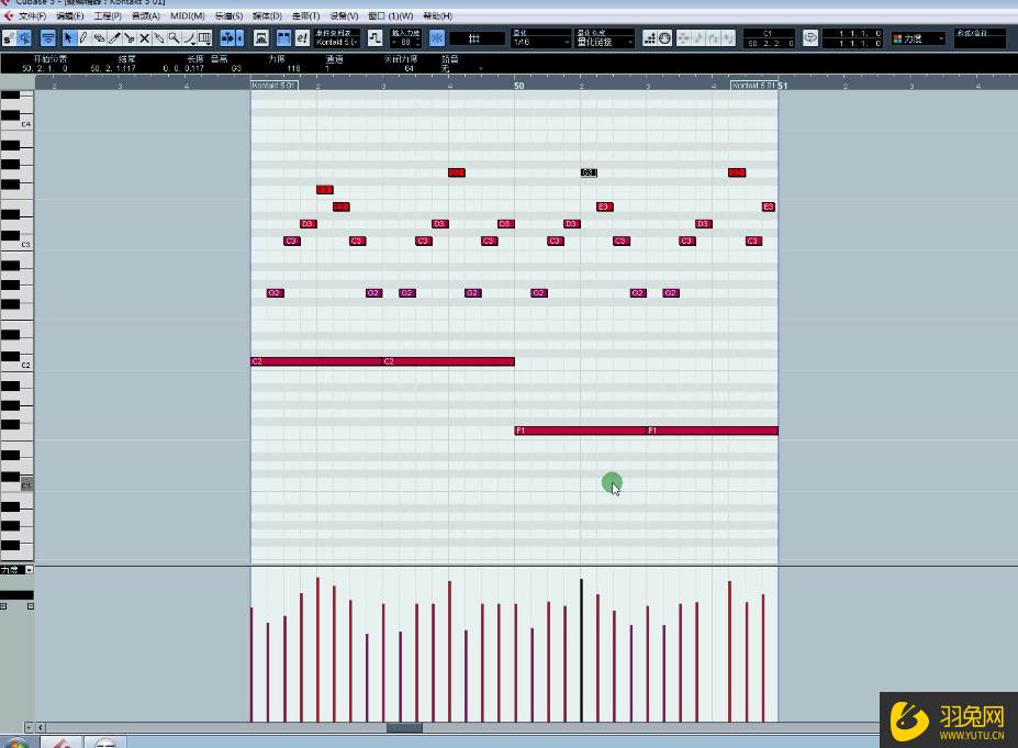 怎样使用Cubase进行 MIDI 编辑和处理？-羽兔网
