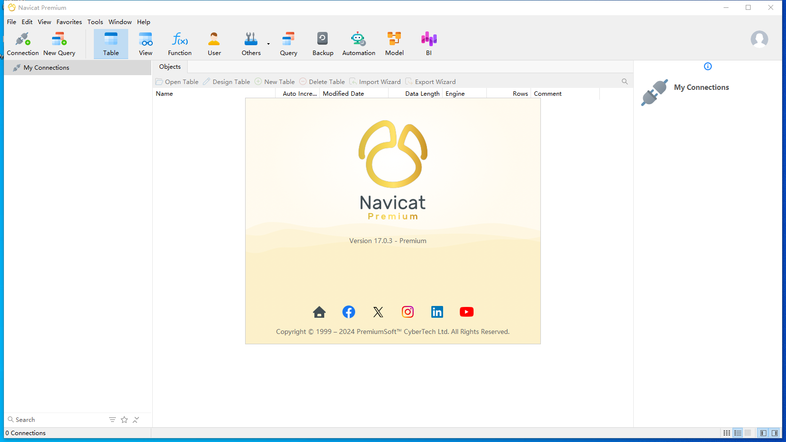 【亲测能用】Navicat Premium 17.0.3 Win 免费官方版-免费下载-羽兔网
