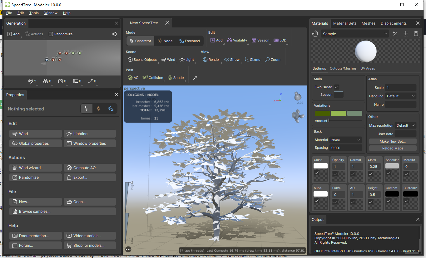 【亲测能用】SpeedTree Modeler 10.0.0（植物树木生长建模软件下载）免费版-羽兔网