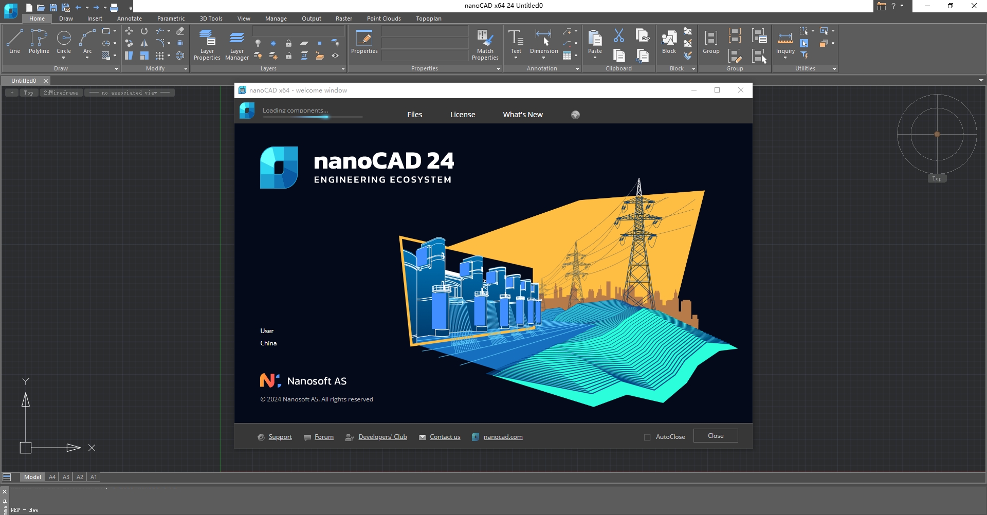 【亲测能用】nanoCAD 24（附补丁+安装教程）完美激活版下载-羽兔网