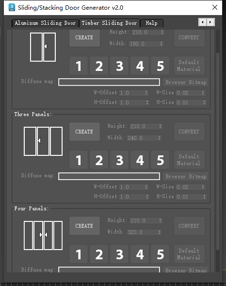 【亲测能用】Sliding Door Generator 2.0 for 3damx官方免费版下载-羽兔网