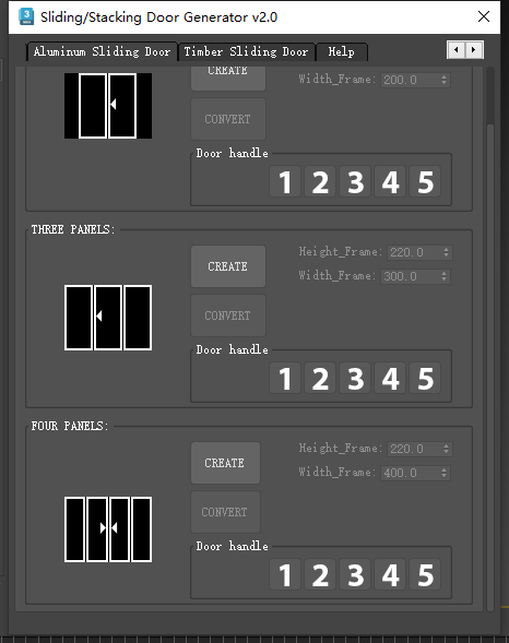 【亲测能用】Sliding Door Generator 2.0 for 3damx官方免费版下载-羽兔网
