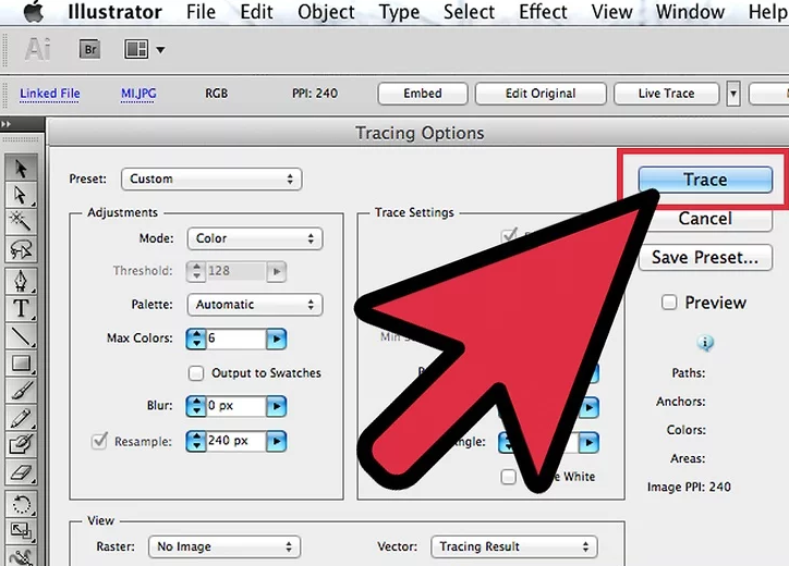ai live trace工具如何使用？如何使用Adobe Illustrator Live Trace工具？-羽兔网