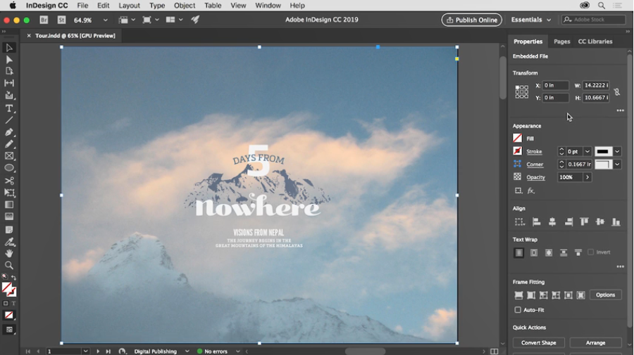 4个indesign最基本的功能教程【indesign基本功能演示教程】-羽兔网
