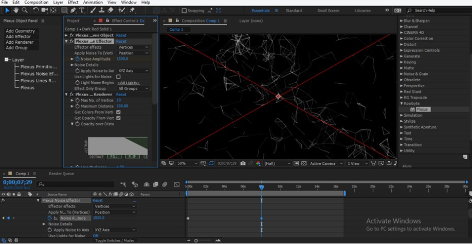 ae的插件plexus怎么用？ae plexus怎么用？-羽兔网