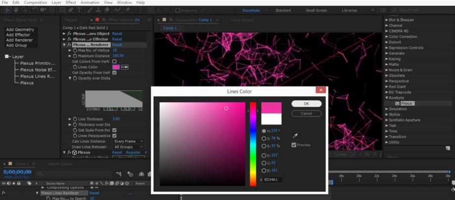 ae的插件plexus怎么用？ae plexus怎么用？-羽兔网