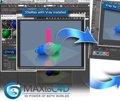 C4D实体模型转化器（MAX to C4D）的安装方法-羽兔网