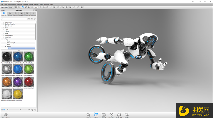 KeyShot怎么使用？5步教你快速学会使用KeyShot！-羽兔网