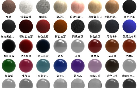 keyshot材质有哪些？keyshot材质说明-羽兔网