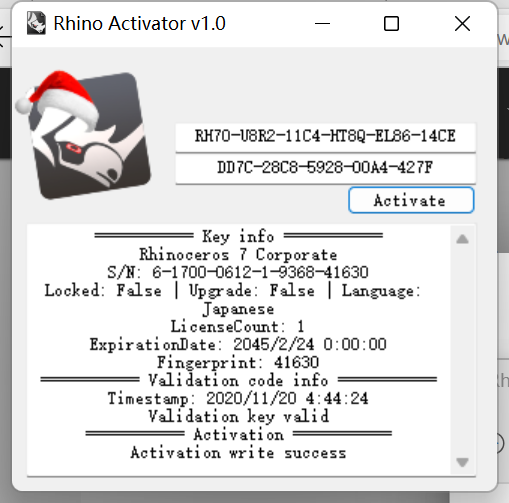 Rhino v7.29安装教程第10步点击Activate弹出Activation writ success说明激活成功，为什么我的已经弹出了 ...