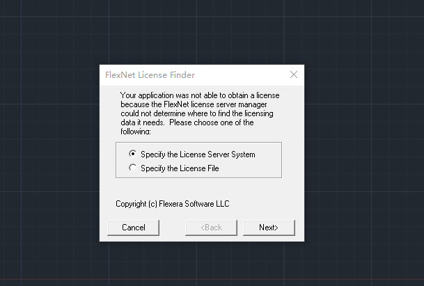 cad2024打开弹出FlexNet License Finder - 羽兔网